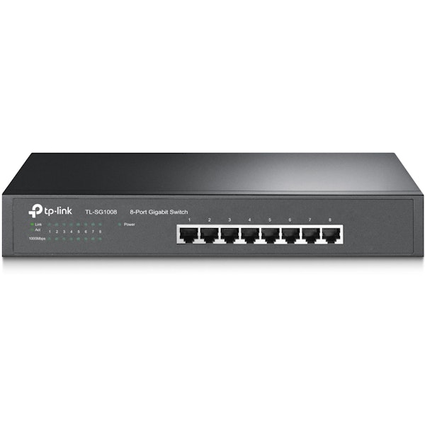TP-Link SG1008 8-Port Gigabit Desktop/Rackmount Switch | PLE Computers