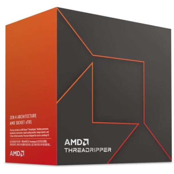 AMD Ryzen Threadripper 7960X 5.3Ghz 24 Core 48 Thread sTR5 - No HSF ...