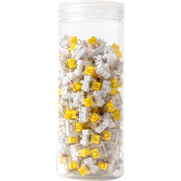 Keychron K Pro Yellow - 50g Linear Pre-Lubed Switch Set (110pcs) | PLE ...