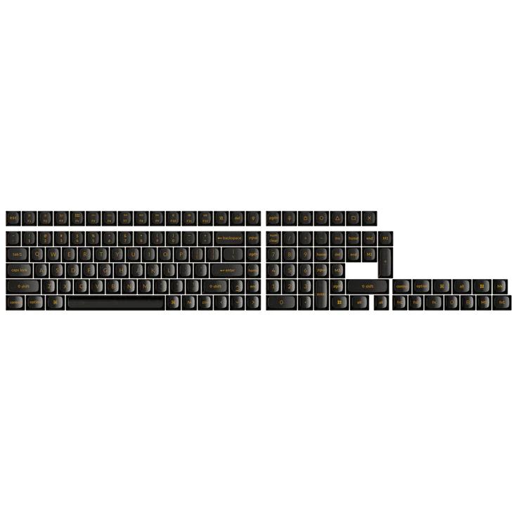 Keychron Black Transparent - OSA Full Set Keycap Set 136pcs | PLE Computers