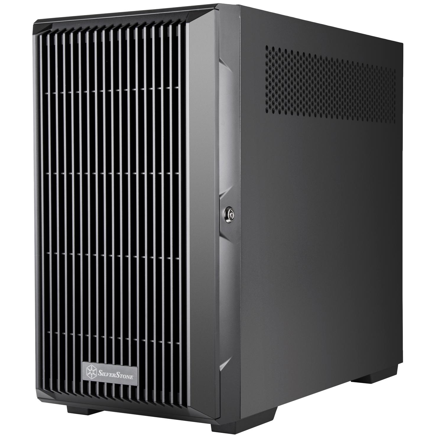 Silverstone CS382 NAS Micro ATX Tower Case - Black | PLE Computers