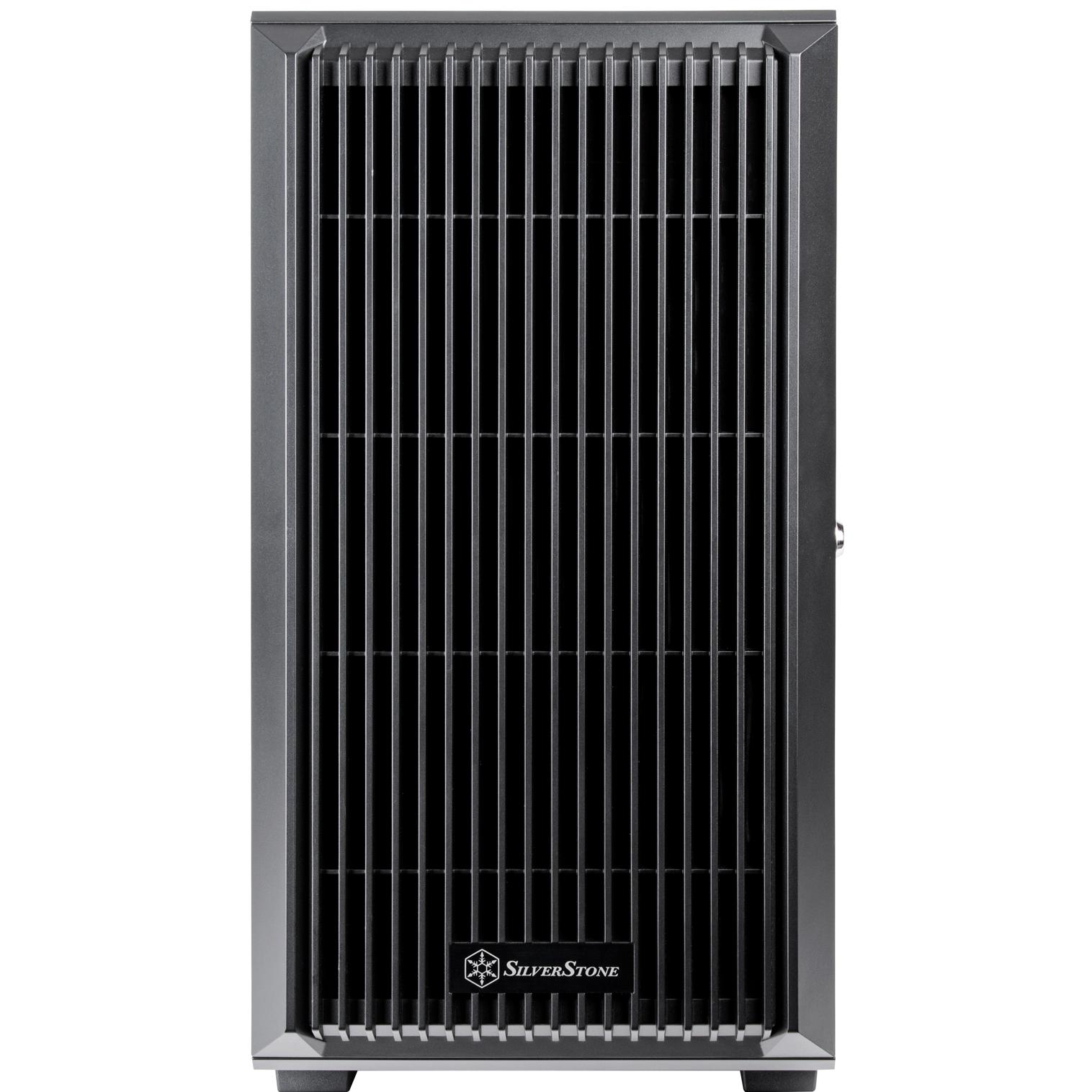 Silverstone CS382 NAS Micro ATX Tower Case - Black | PLE Computers