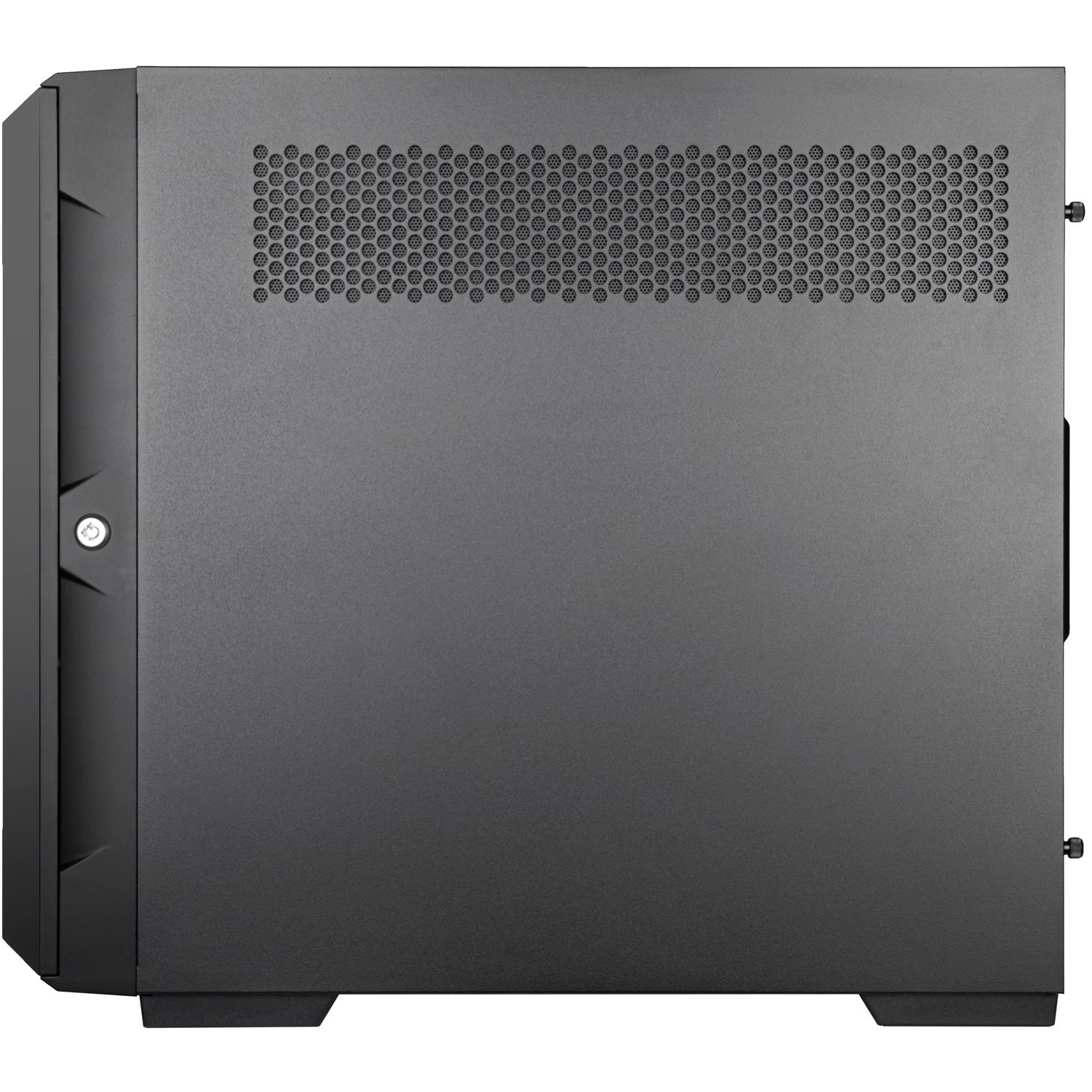 Silverstone CS382 NAS Micro ATX Tower Case - Black | PLE Computers