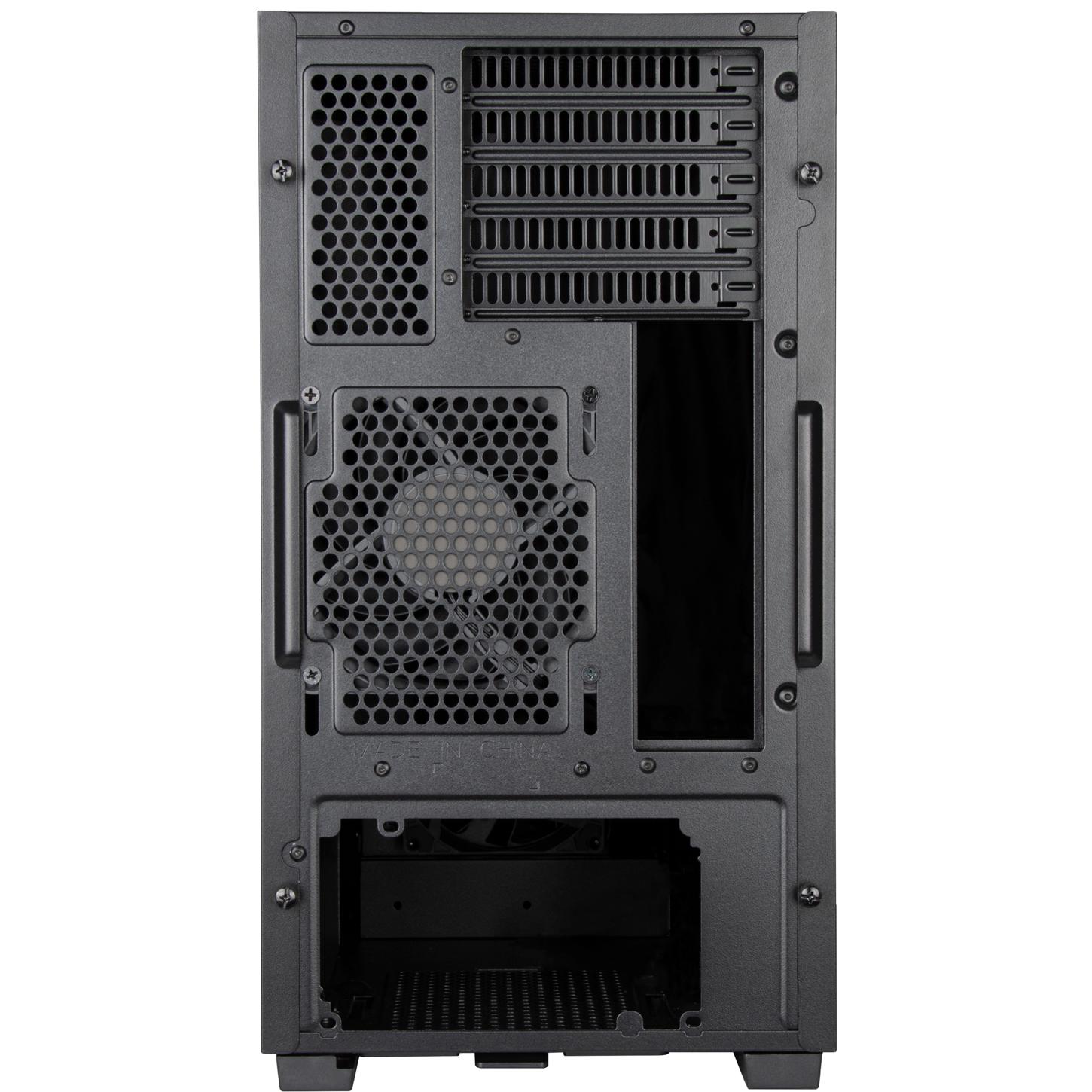 Silverstone CS382 NAS Micro ATX Tower Case - Black | PLE Computers