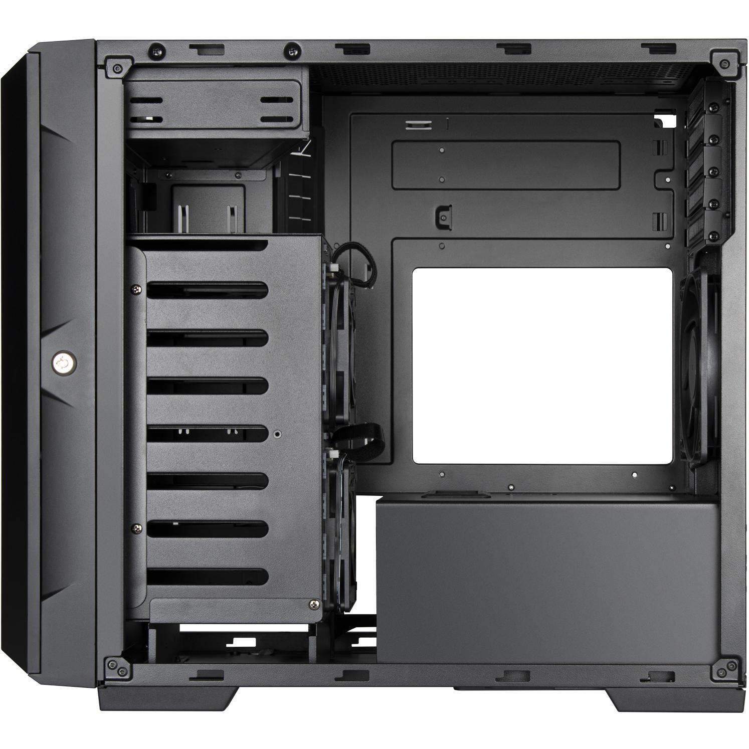 Silverstone CS382 NAS Micro ATX Tower Case - Black | PLE Computers