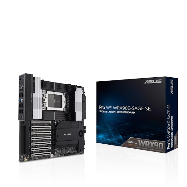 Asus Pro WS WRX90E-SAGE SE sTR5 EEB Workstation Desktop Motherboard ...