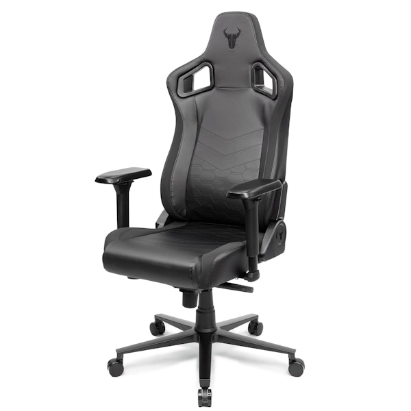 BattleBull Crosshair Gaming Chair - Black EPU Leather | PLE Computers