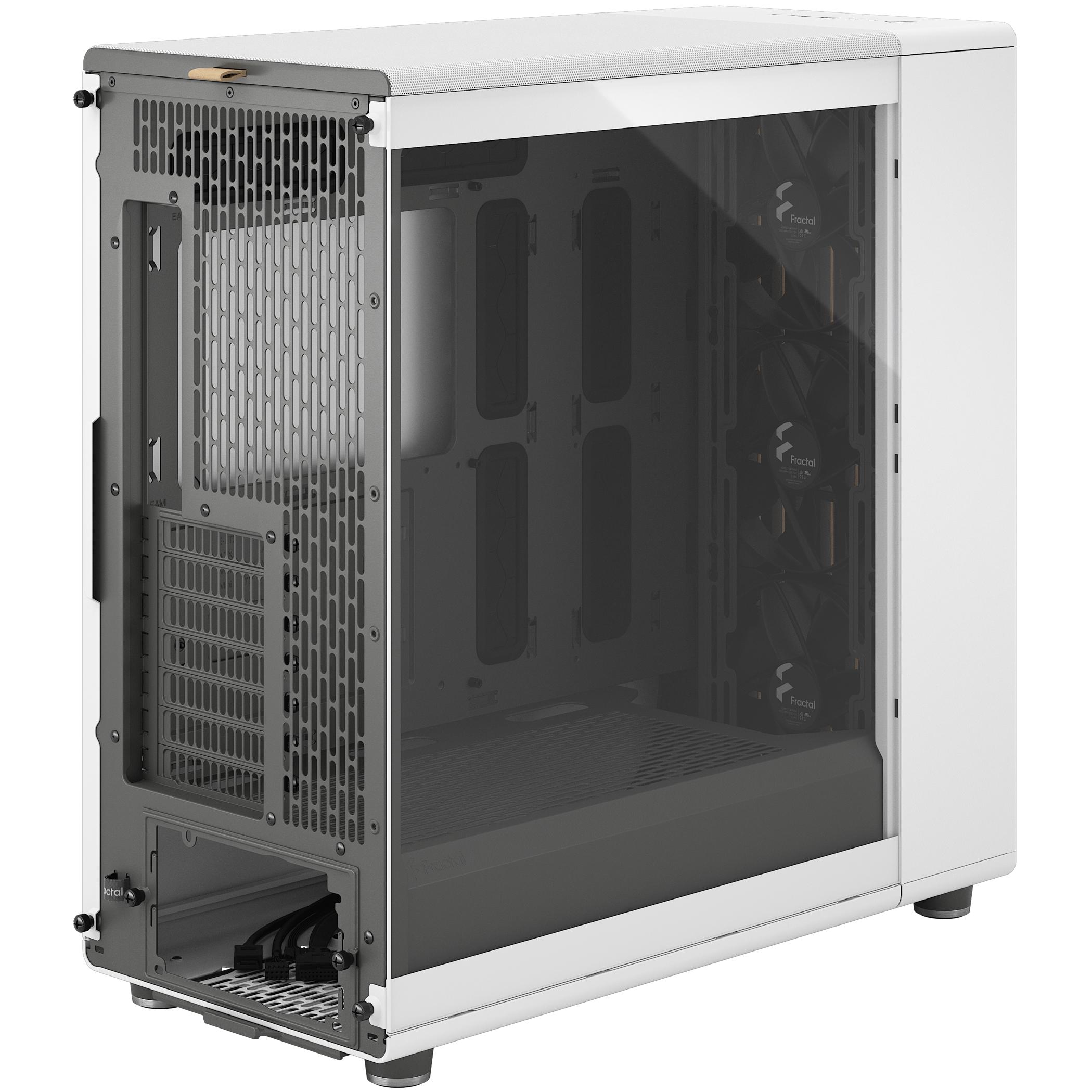 Fractal Design North XL TG Clear Tint Full Tower Case (Chalk White ...
