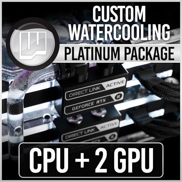 PLE Custom Watercooling CPU + 2 GPU Platinum Package | PLE Computers