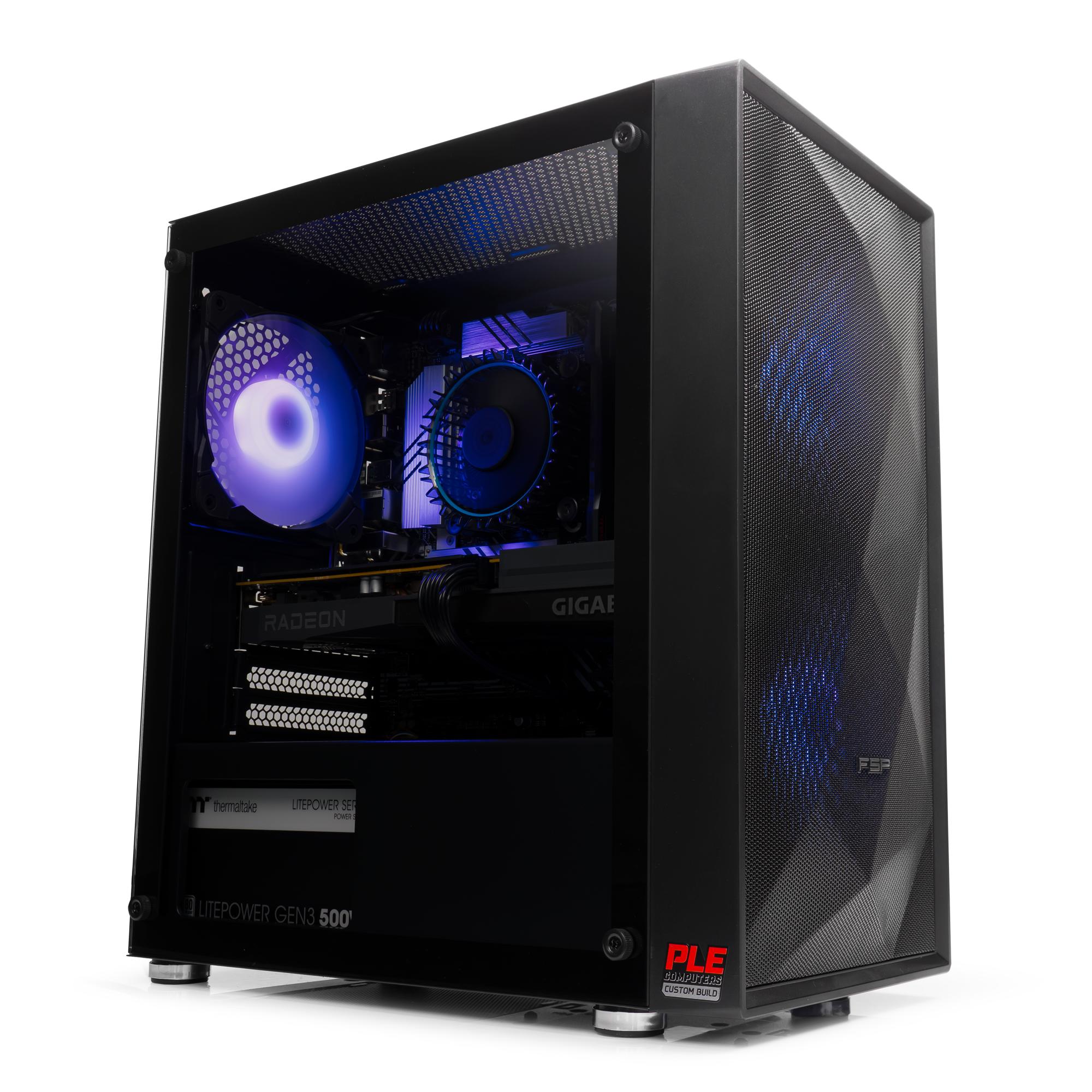 PLE Raven RX 6600 Prebuilt Ready To Go Gaming PC | PLE Computers