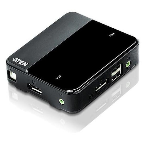 ATEN 2-Port USB DisplayPort/Audio KVM Switch | PLE Computers