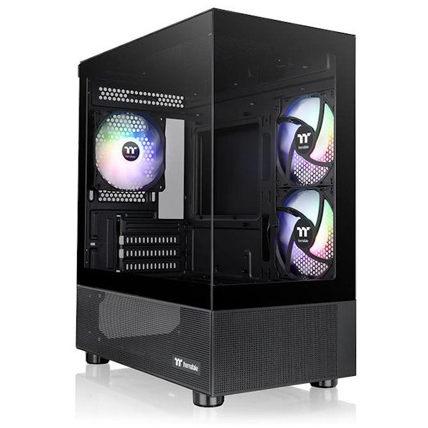 Thermaltake View 170 TG - ARGB Micro Tower Case (Black) | PLE Computers