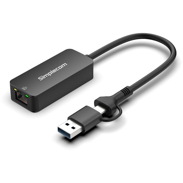 Simplecom NU405c SuperSpeed USB Type-C and Type-A to 2.5G Ethernet ...