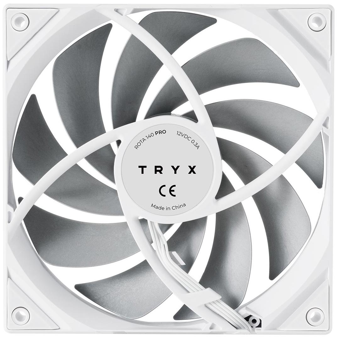 TRYX ROTA 140 PRO - 140mm LCP Performance Fan (White) | PLE Computers