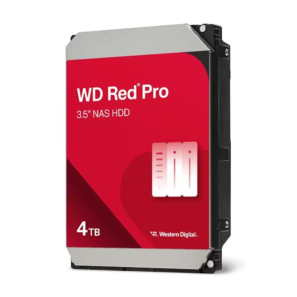 WD Red Pro 3.5" NAS HDD - 4TB 256MB | PLE Computers