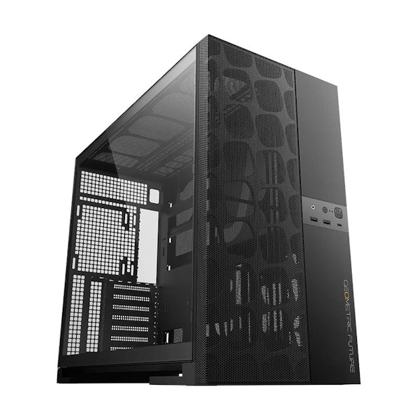 Geometric Future Model 5 Vent - Mid Tower Mesh Case (Black) | PLE Computers