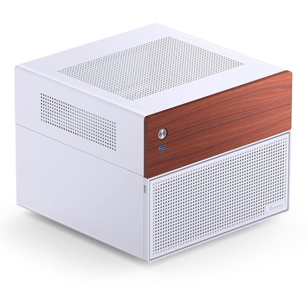 Jonsbo N4 SFF 19.6L mATX 6+2-Bay NAS Case (White) | PLE Computers