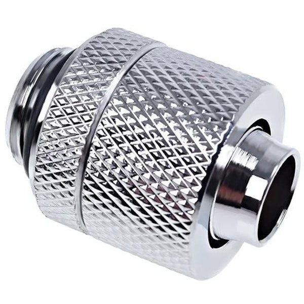 Alphacool Eiszapfen G1/4" 10/13mm Soft Tube Compression Fitting (Chrome ...