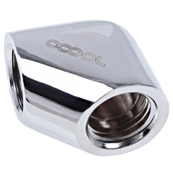 Alphacool Eiszapfen G1/4" 90 Degree 25mm Elbow Fitting (Chrome) | PLE Computers