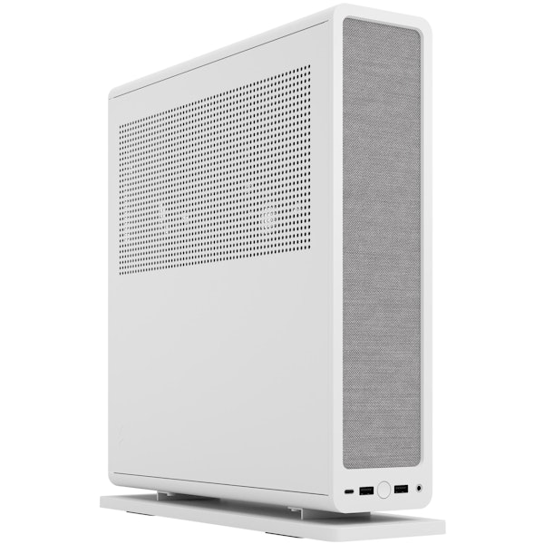 Fractal Design Ridge PCIe 4.0 SFF 12.6L Vertical Mini-ITX Case (White ...