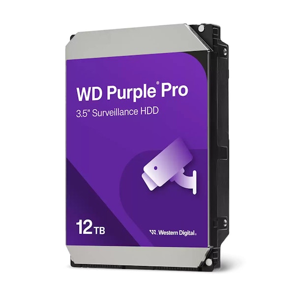 WD Purple Pro 3.5" Surveillance HDD - 12TB 512MB | PLE Computers