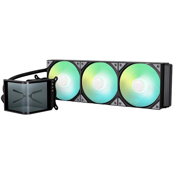 TRYX PANORAMA SE OLED - ARGB 360mm AIO Liquid Cooler with 3D Display ...