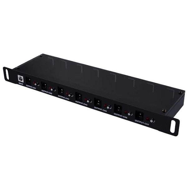 DeskPi RackMate DC PDU Lite 7-CH 10" 0.5U Power Distribution Unit | PLE ...