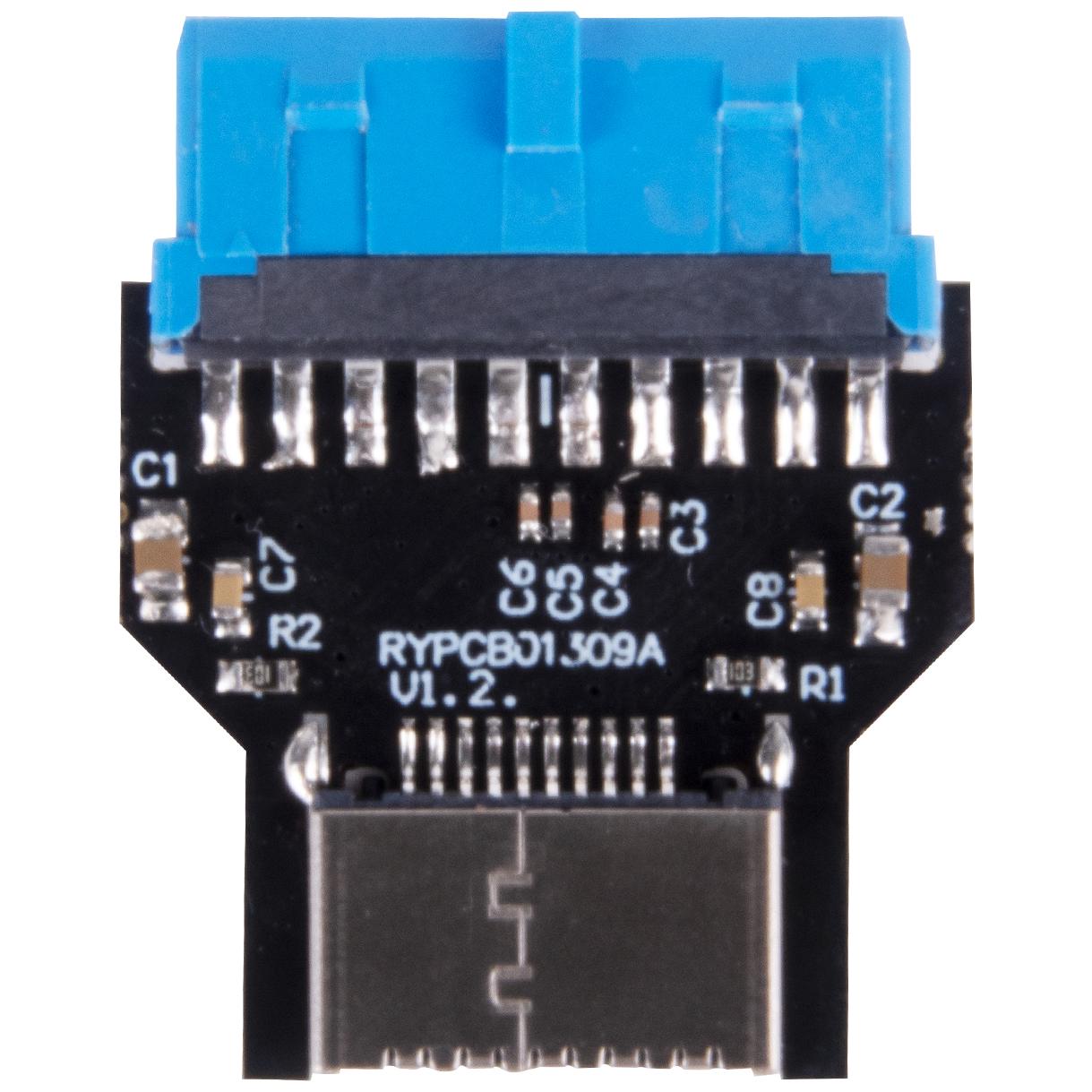 SilverStone CP14-R USB 3.0 to USB Type-C Internal Header Adapter | PLE ...