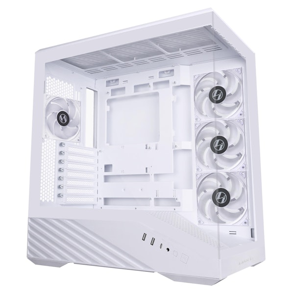 Lian Li Vector V100 RGB Glass Mid Tower Case (White) | PLE Computers