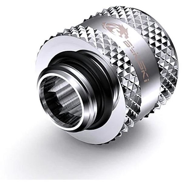 Bykski G1/4" 10/16mm Soft Tube Compression Fitting (Silver) | PLE Computers