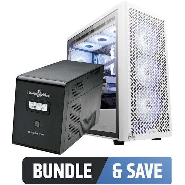 PLE Gaming Prebuilt & PowerShield 1.6KVA UPS Bundle | PLE Computers