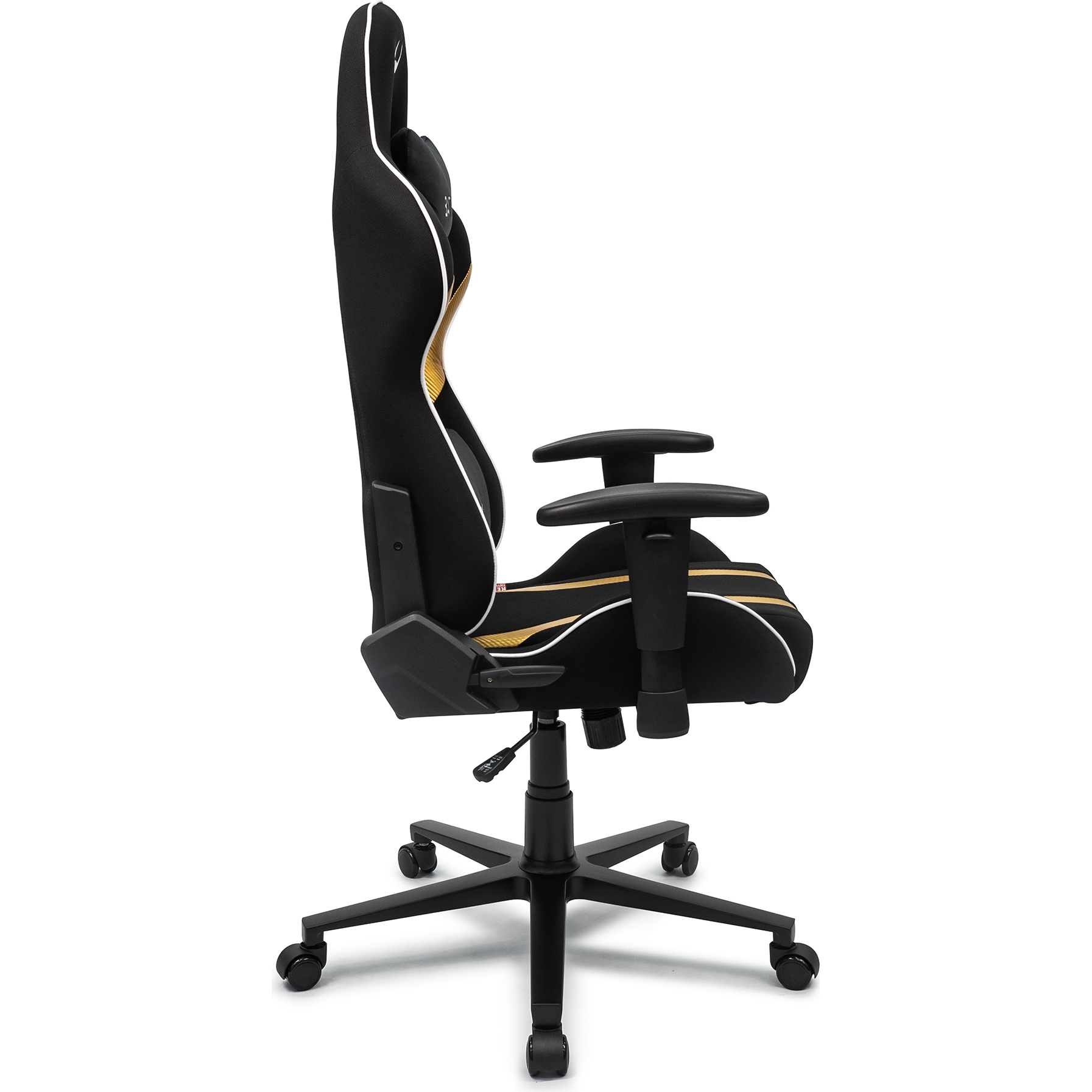 EX-DEMO BattleBull Tyro Gaming Chair - Black/Gold | PLE Computers