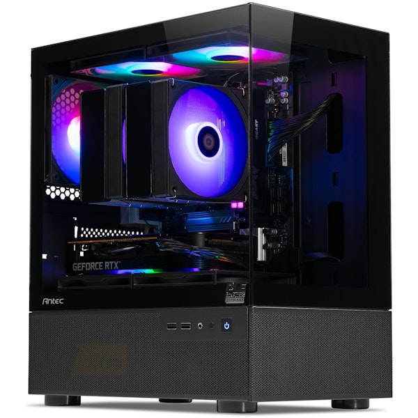 PLE Aqua RTX 5050 Prebuilt Ready To Go Gaming PC | PLE Computers