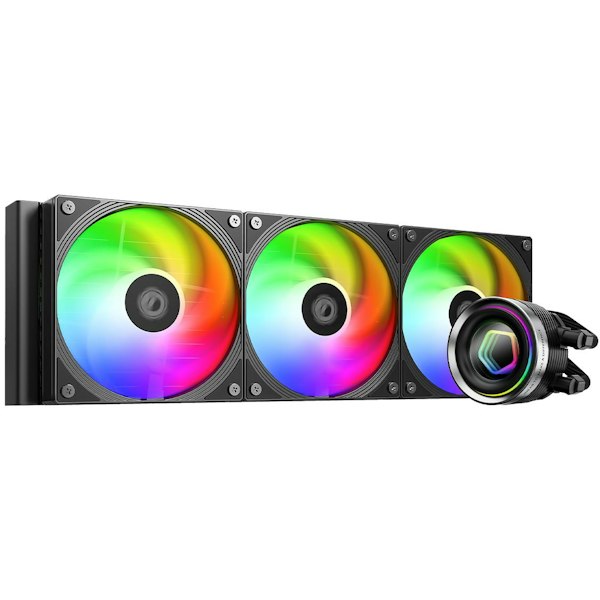 EX-DEMO ID-COOLING FX360 INF 360mm ARGB AIO Liquid CPU Cooler (Black ...