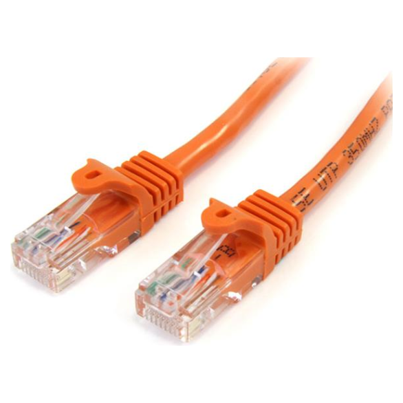 Startech Cat5e 1m Orange Snagless UTP Patch Cable | PLE Computers