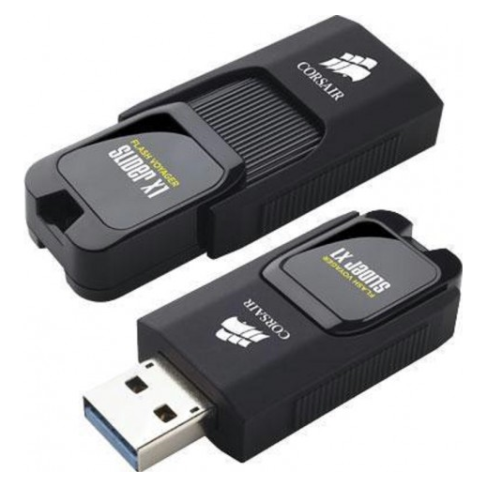 Corsair Flash Voyager Slider X1 256GB USB 3.0 Type-A Flash Drive | PLE ...