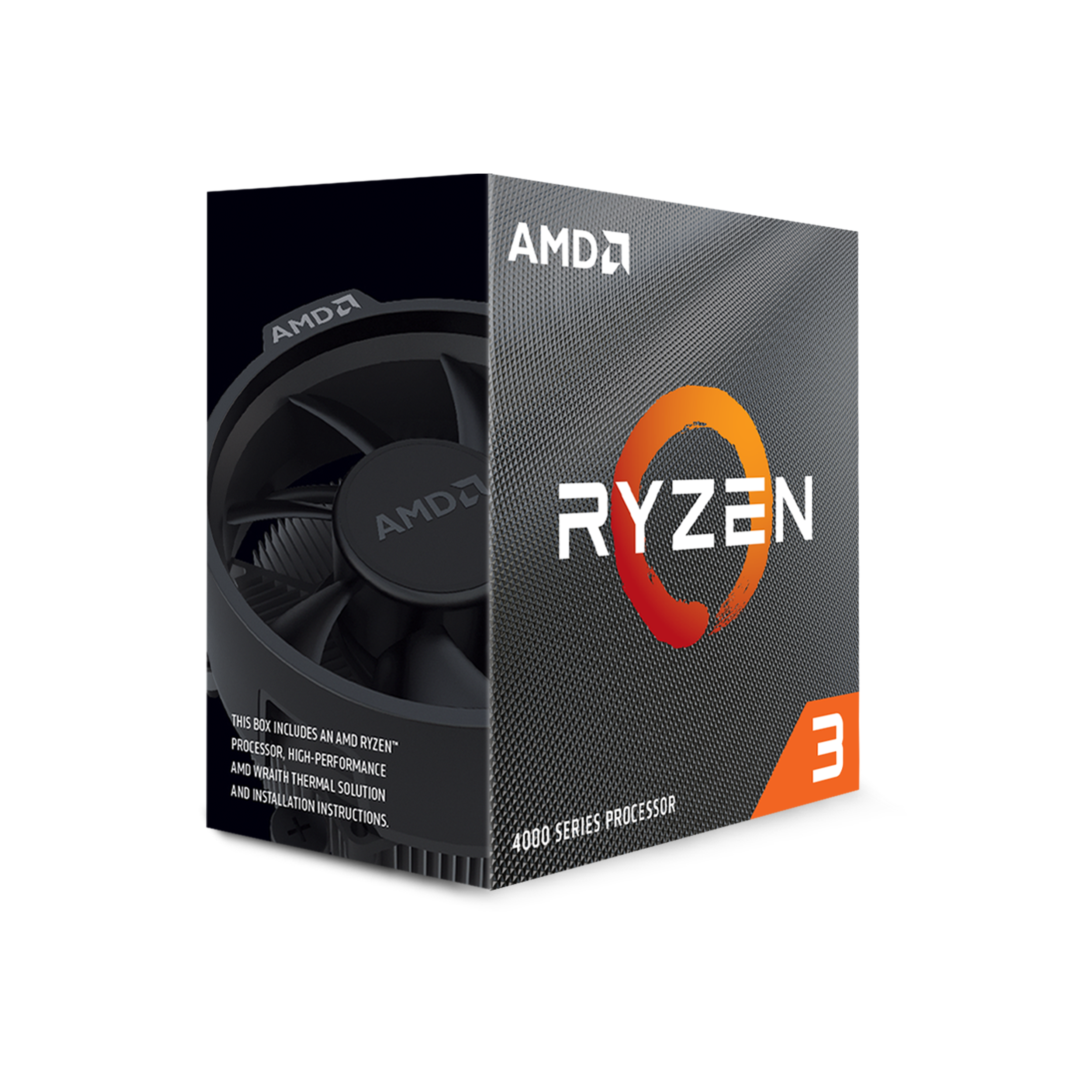 AMD Ryzen 3 4100 4 Core 8 Thread Up To 4.0Ghz AM4 - With Wraith Stealth ...