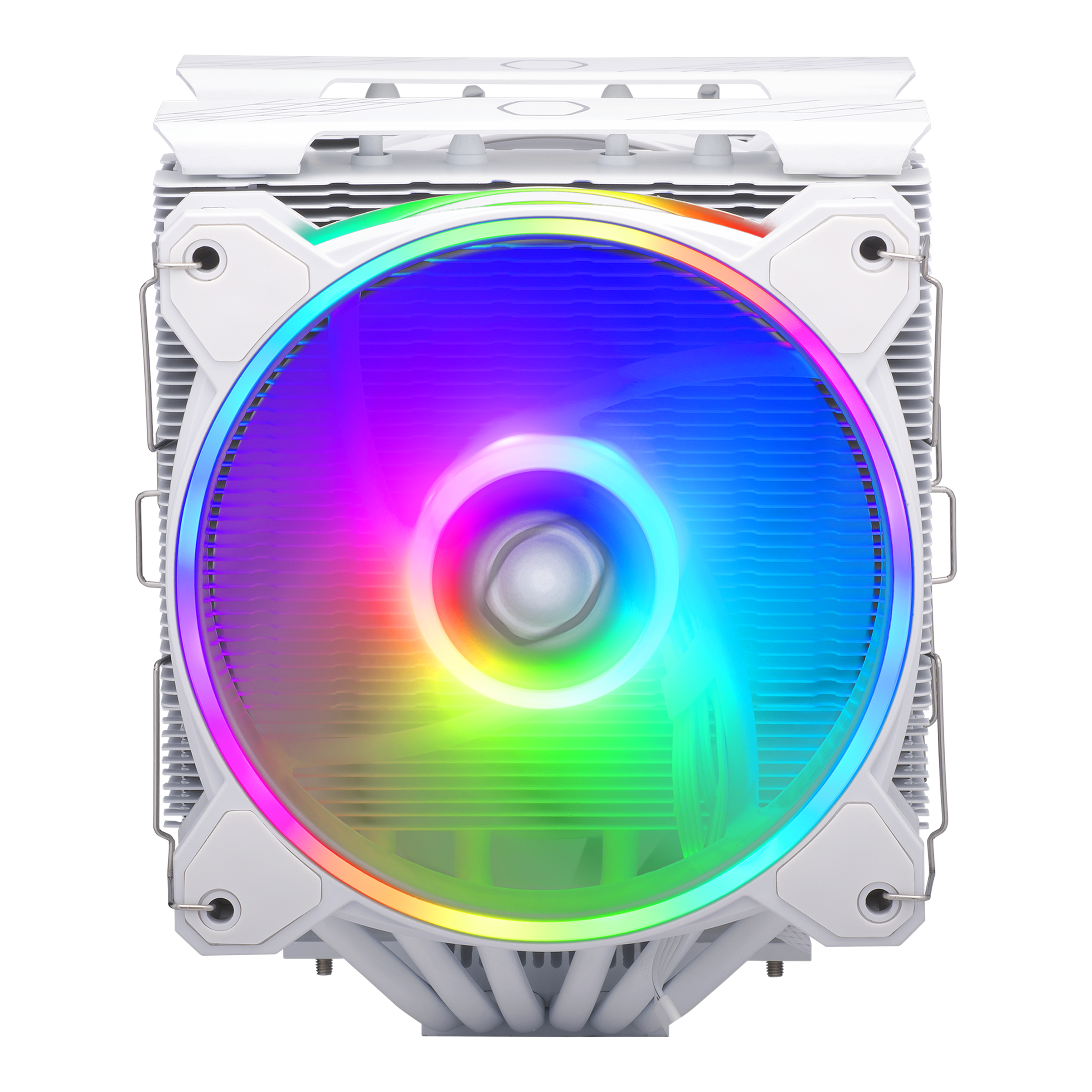 Cooler Master Hyper 622 Halo ARGB Dual-Tower CPU Cooler (White) | PLE ...