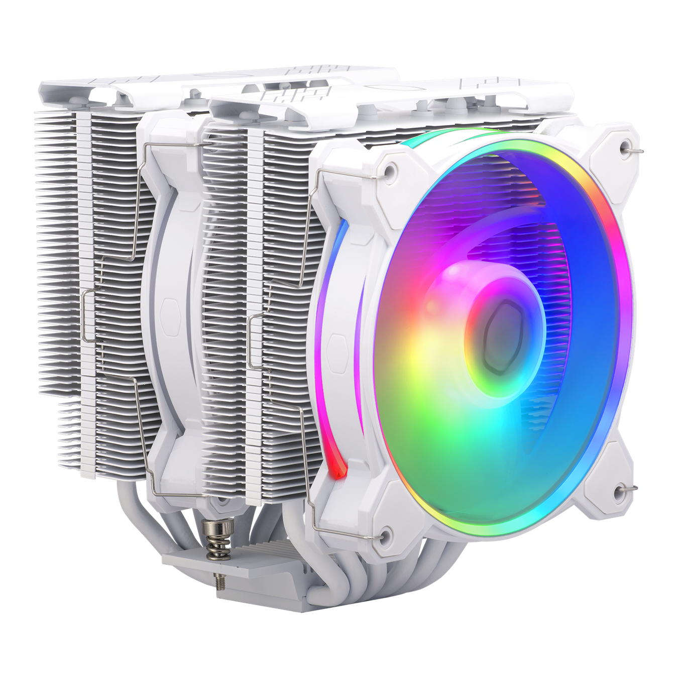 Cooler Master Hyper 622 Halo ARGB Dual-Tower CPU Cooler (White) | PLE ...