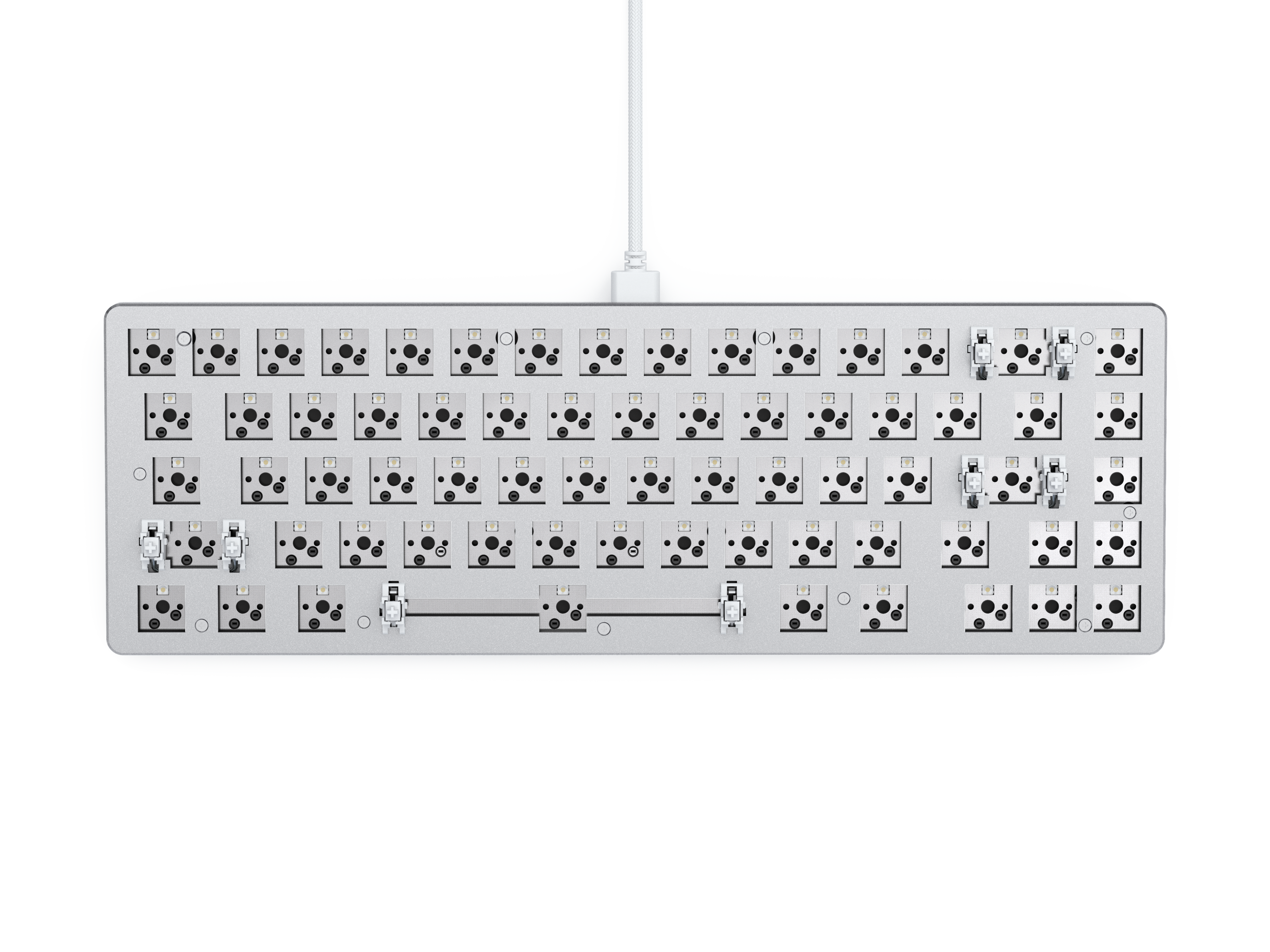 Glorious GMMK 2 Compact Mechanical Keyboard - White (Barebones) | PLE ...