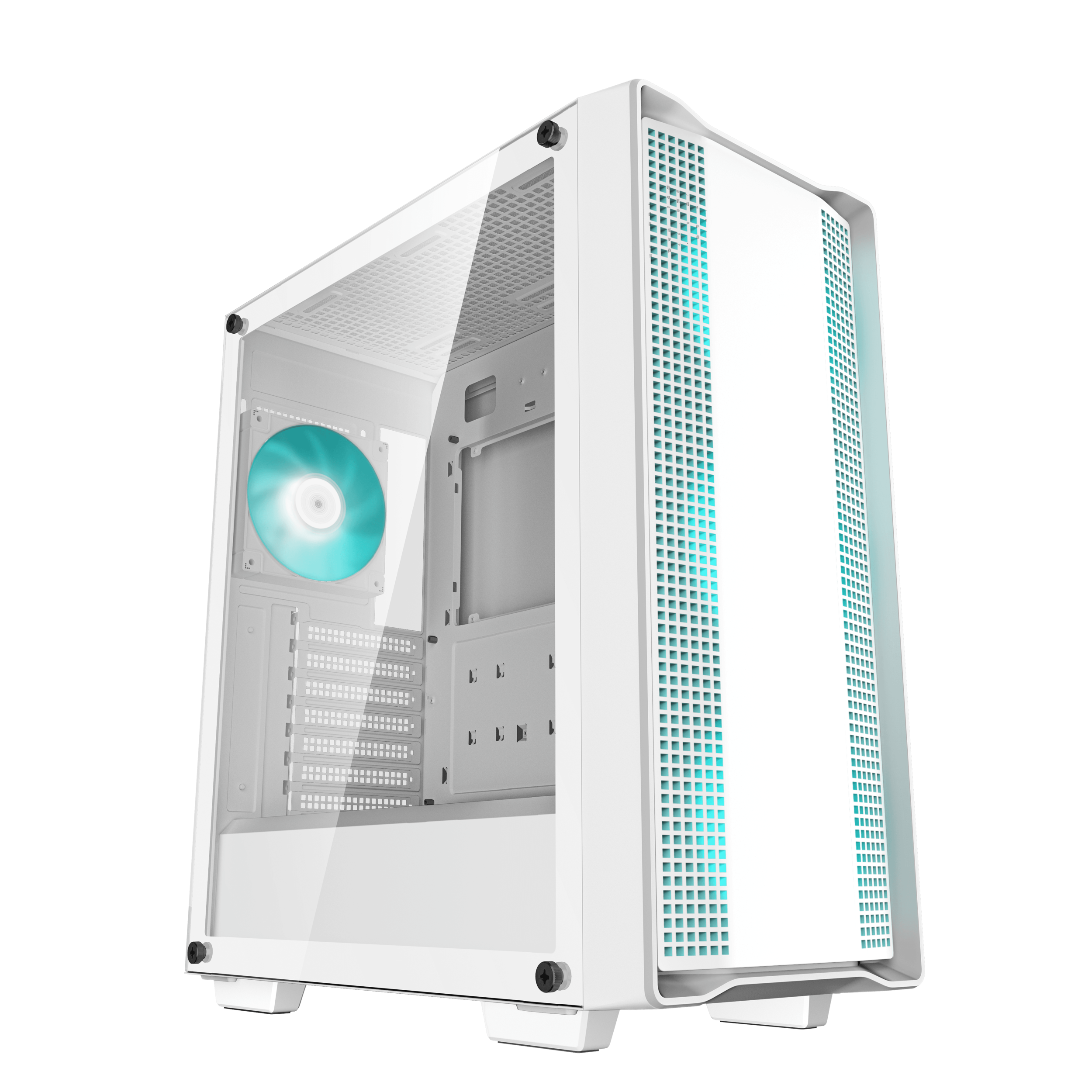 DeepCool CC560 V2 Tempered Glass Mid Tower Case (White) | PLE Computers