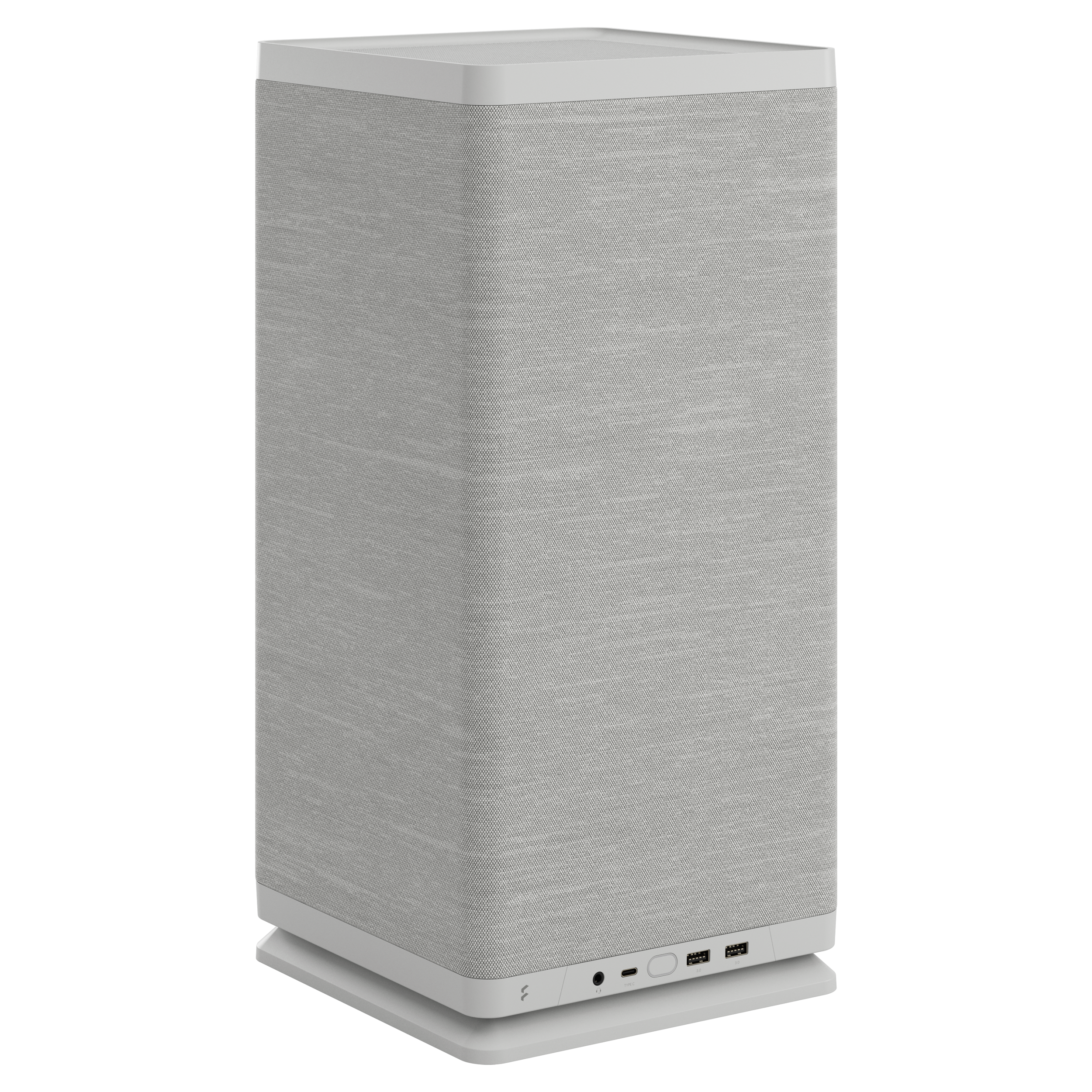 Fractal Design Mood 20.4L Compact Vertical Mini-ITX Case (Light Grey ...