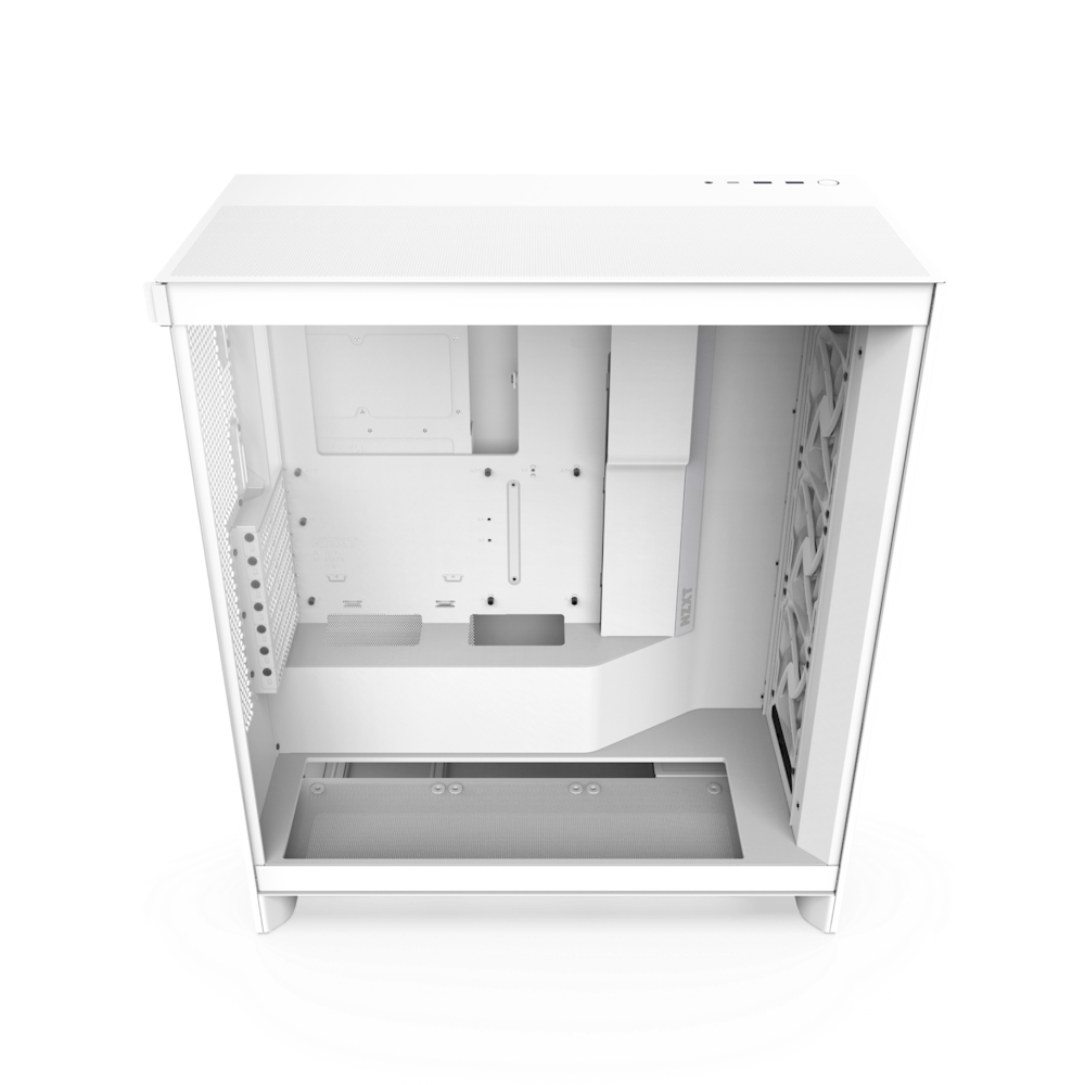 EX-DEMO NZXT H7 Flow 2024 Mid Tower Case - White | PLE Computers