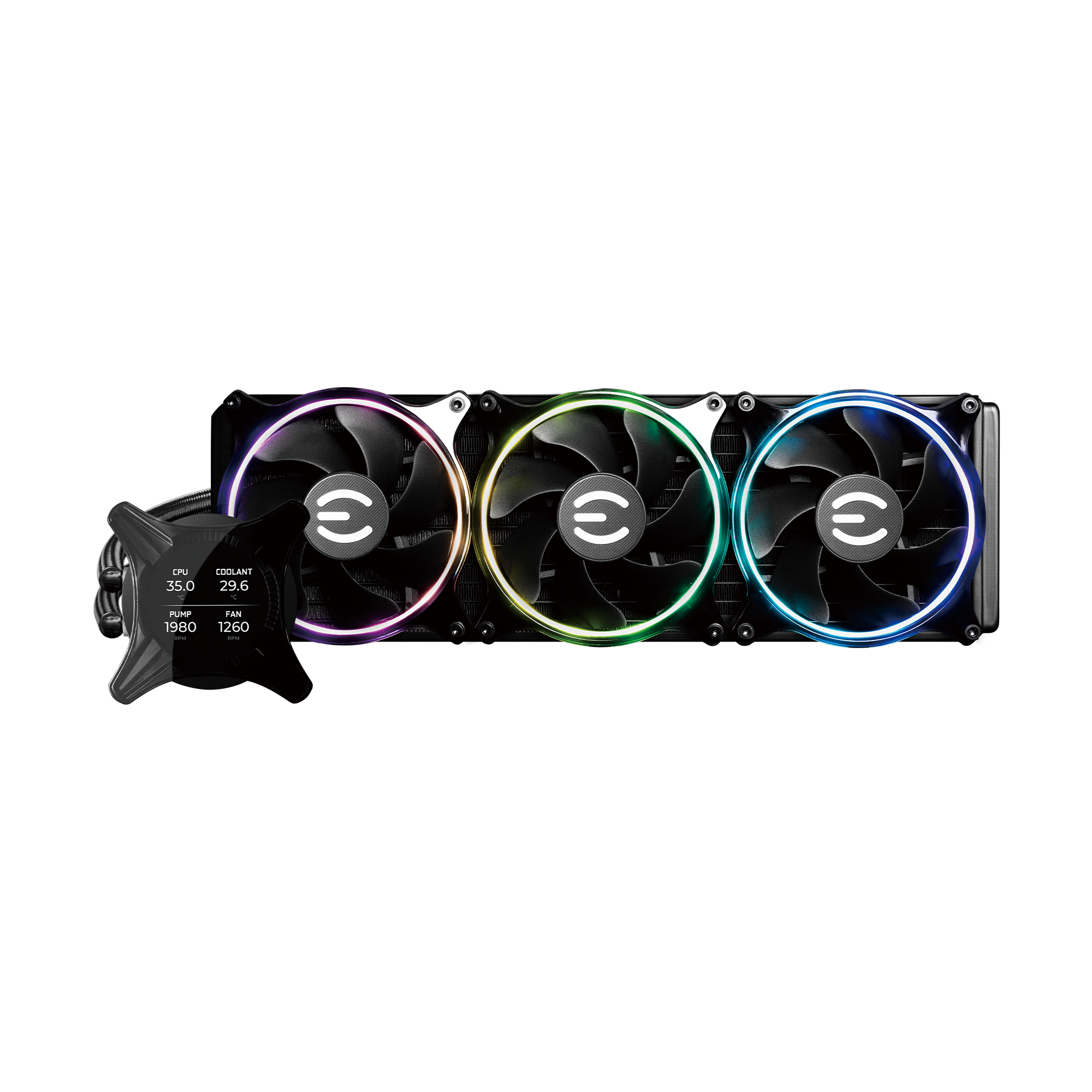 EX-DEMO EVGA CLCx 360mm AIO LCD Liquid CPU Cooler | PLE Computers